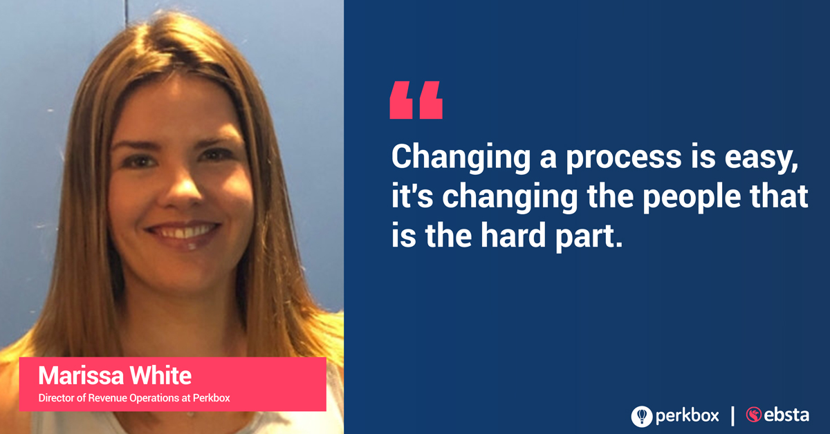 Director Of Revenue Operations: Marissa White of Perkbox - Ebsta