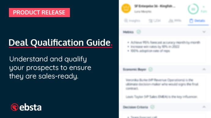 Deal Qualification Guide - Ebsta